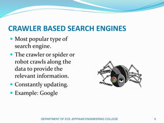 The anatomy and working of search engines | PPTX