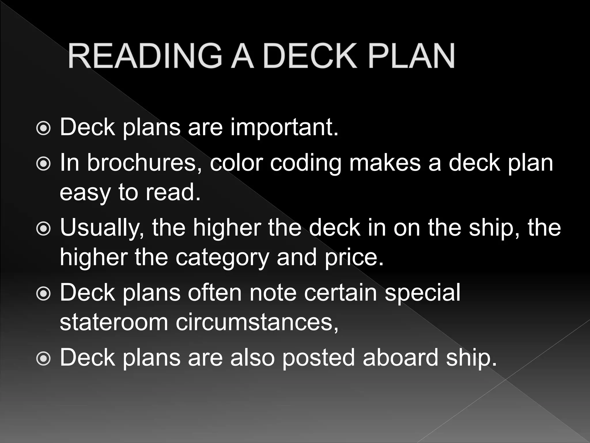 The anatomy of a cruise ship (report) | PPTX