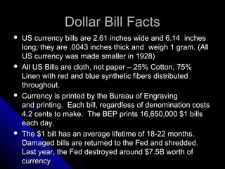 The anatomy of a dollar bill | PPT