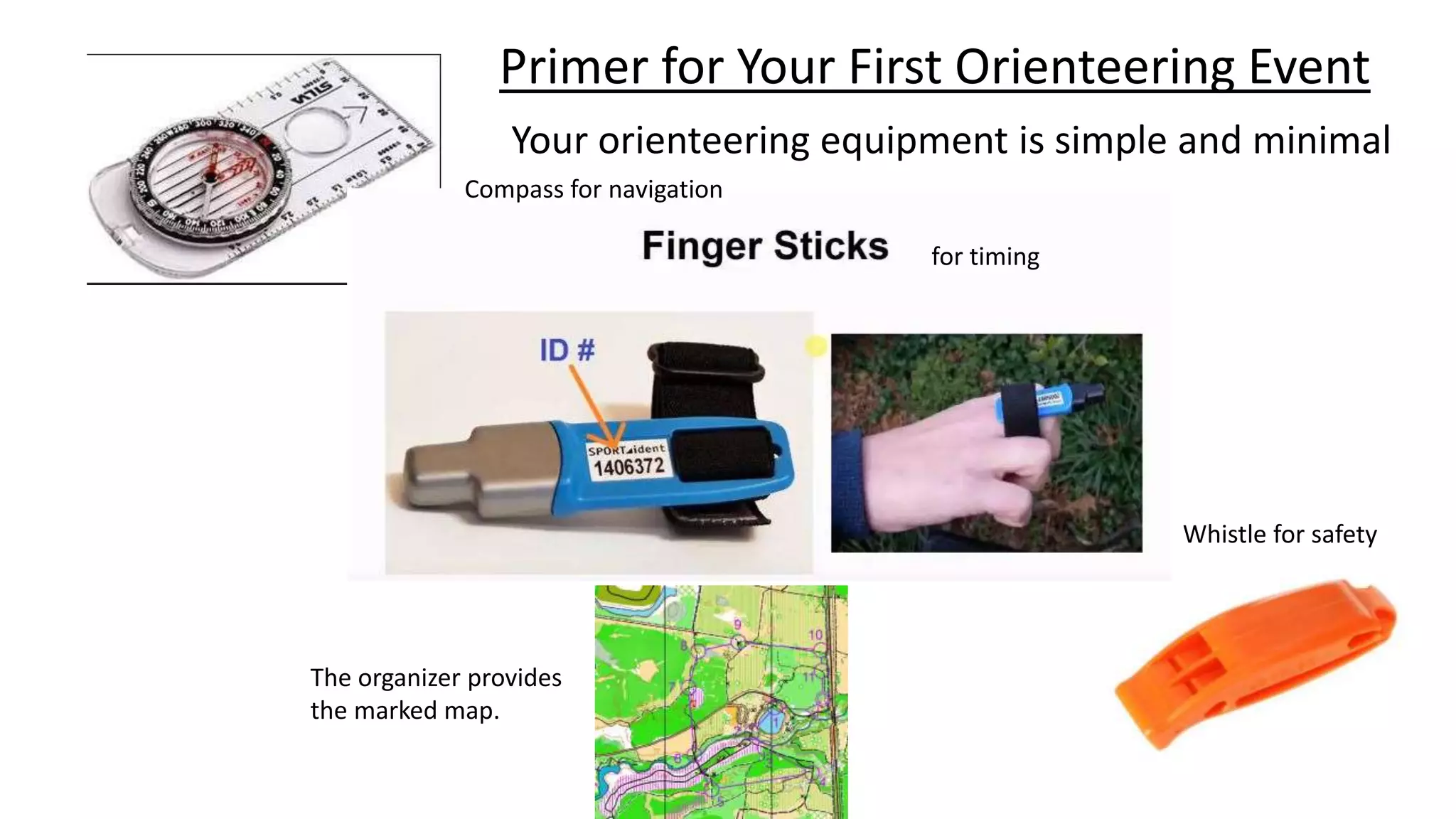 The anatomy of an orienteering course | PPTX