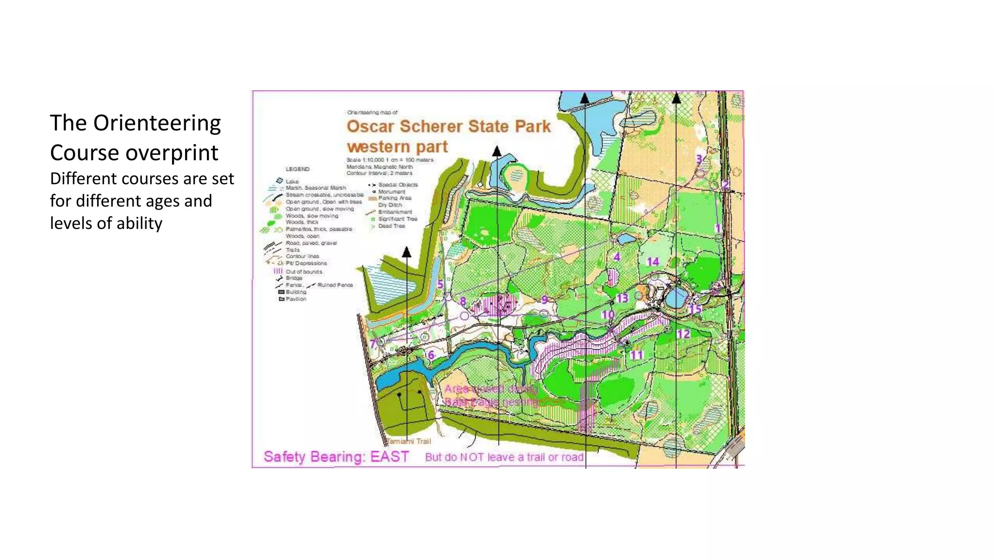 The anatomy of an orienteering course | PPTX