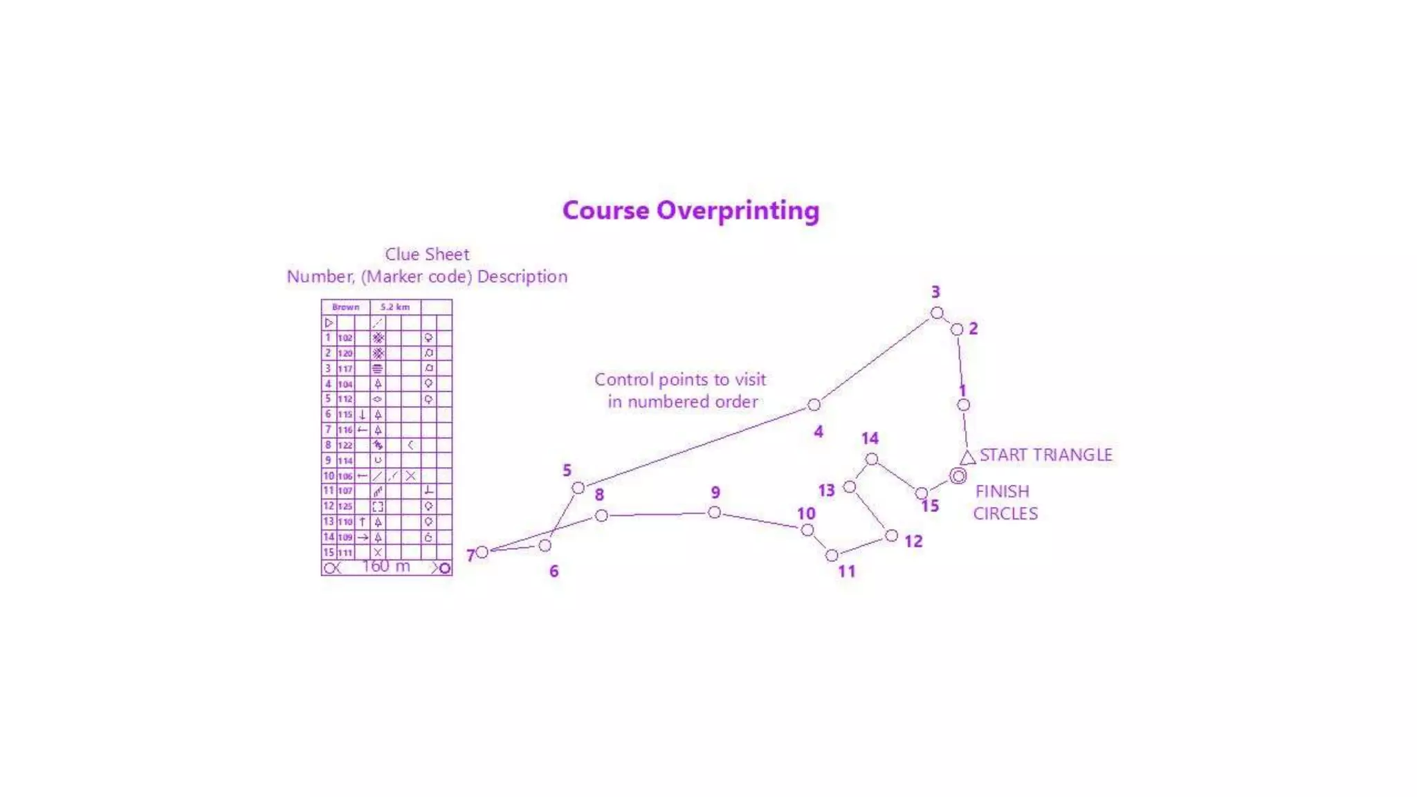 The anatomy of an orienteering course | PPTX