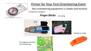 The anatomy of an orienteering course | PPTX