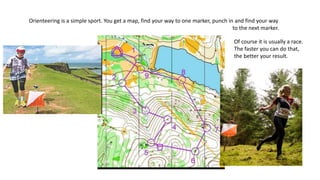 The anatomy of an orienteering course | PPTX