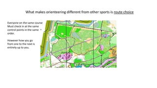 The anatomy of an orienteering course | PPTX