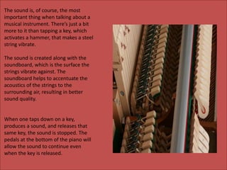 The Anatomy of a Piano: One Minute Lesson | PPTX