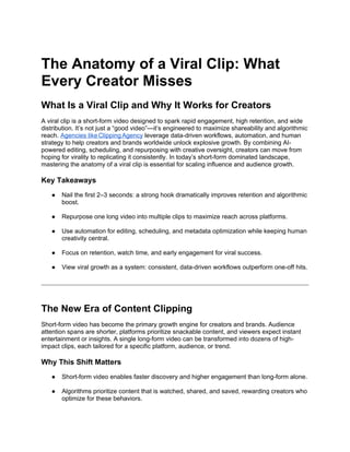 The Anatomy of a Viral Clip_ What Every Creator Misses.docx