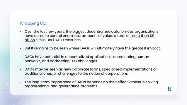 The Anatomy of a DAO–Understanding the inner workings of decentralized ...