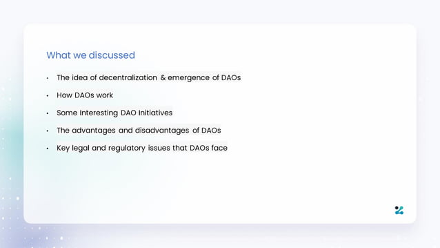 The Anatomy of a DAO–Understanding the inner workings of decentralized ...