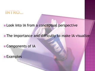 The anatomy of ia | PPTX
