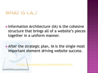 The anatomy of ia | PPTX