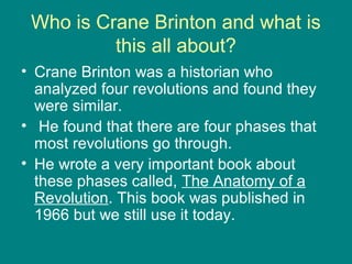 The anatomy of revolutions | PPT