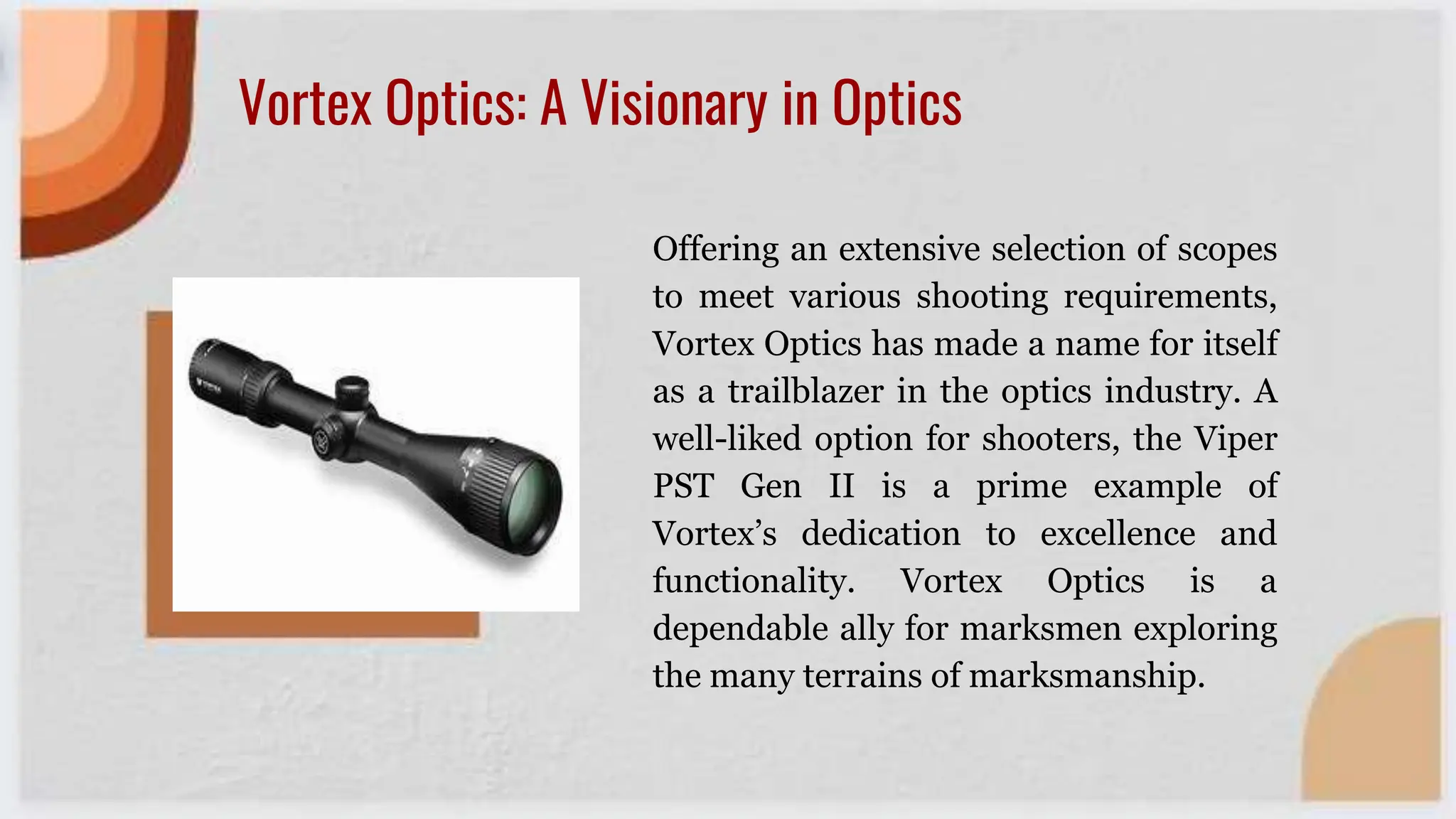 The Anatomy Of Rifle Scope Functionality | PPT
