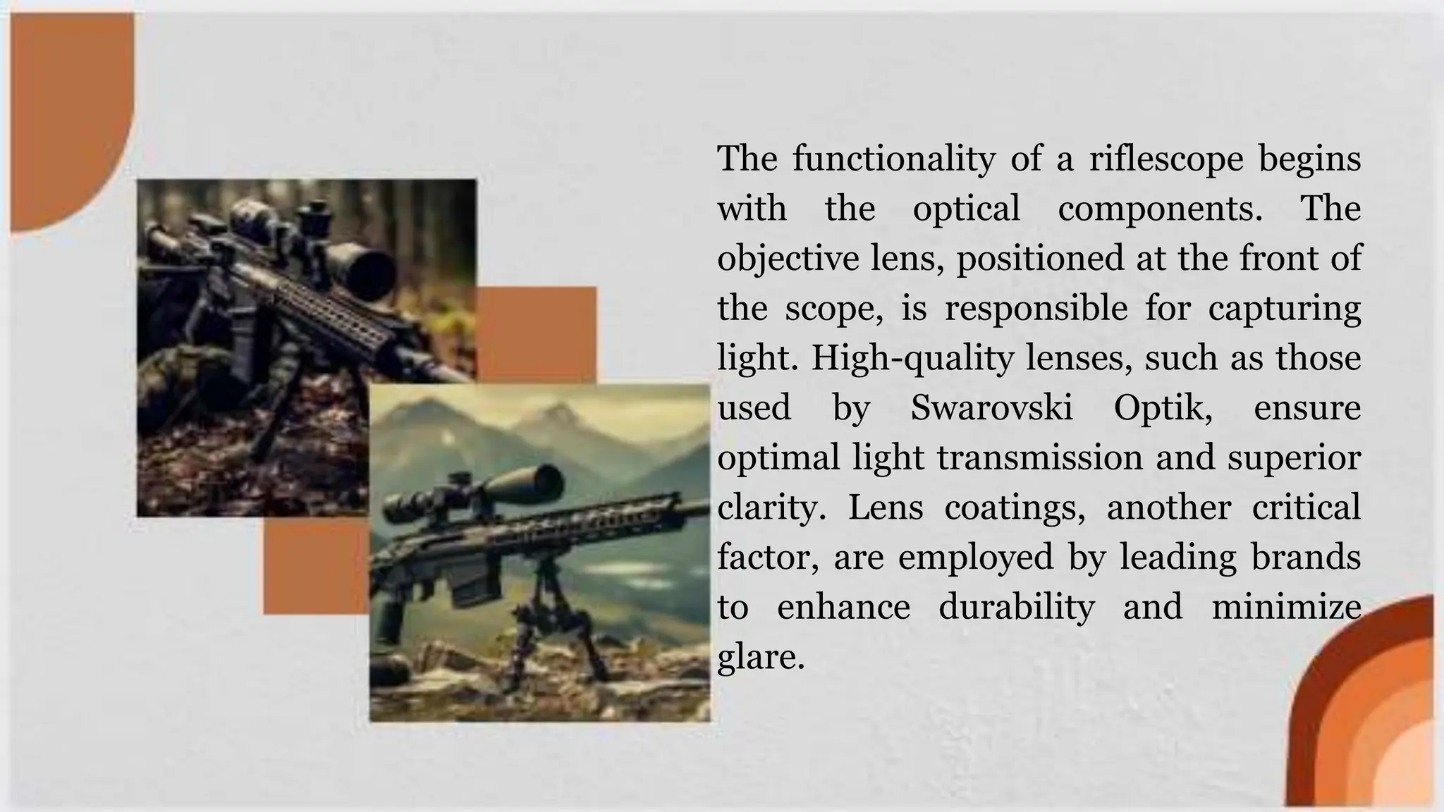 The Anatomy Of Rifle Scope Functionality | PPT