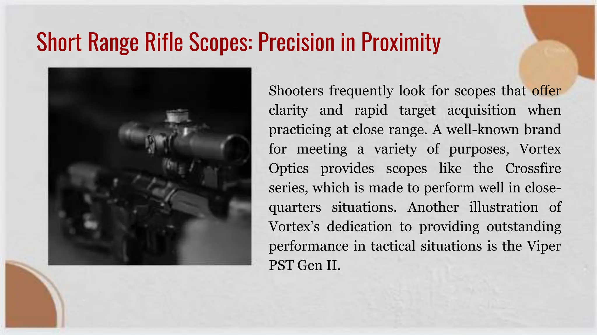 The Anatomy Of Rifle Scope Functionality | PPT