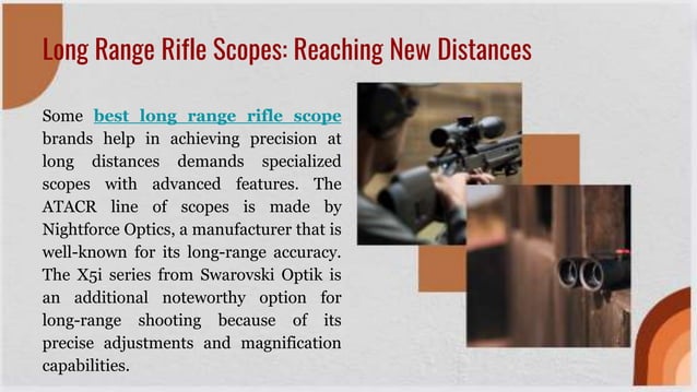 The Anatomy Of Rifle Scope Functionality | PPT