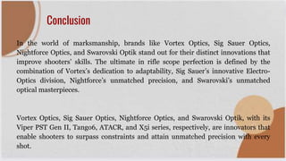 The Anatomy Of Rifle Scope Functionality | PPT