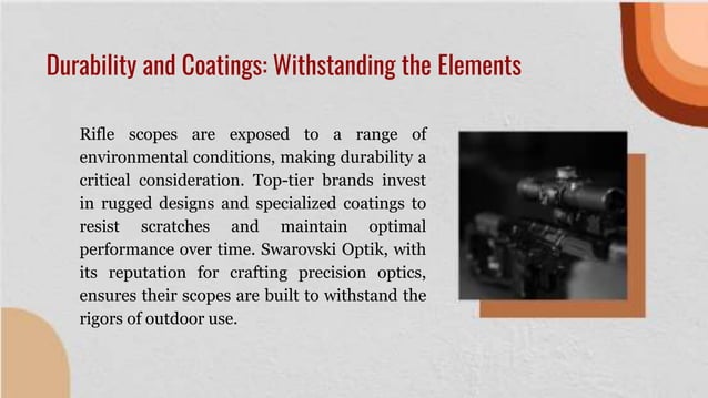 The Anatomy Of Rifle Scope Functionality | PPT