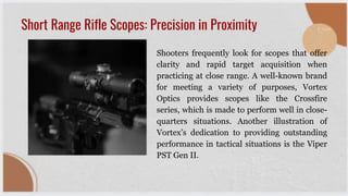 The Anatomy Of Rifle Scope Functionality | PPTX
