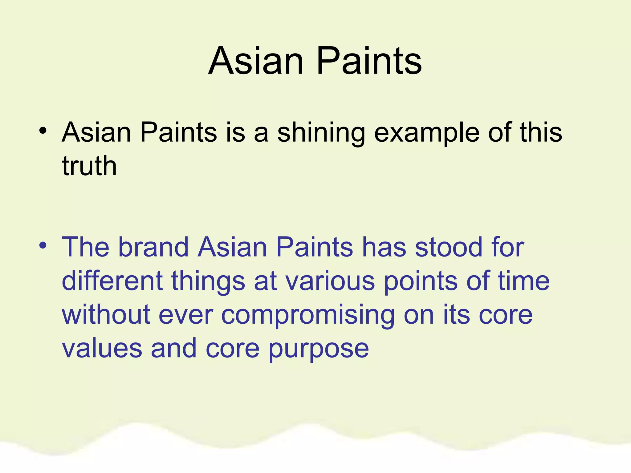 The Anatomy Of The Asian Paints Brand | PPT