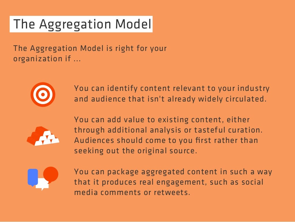 The Aggregation Model The Aggregation