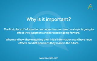 Cognitive Biases: How the Anchoring Effect will impact your pitch | PPT