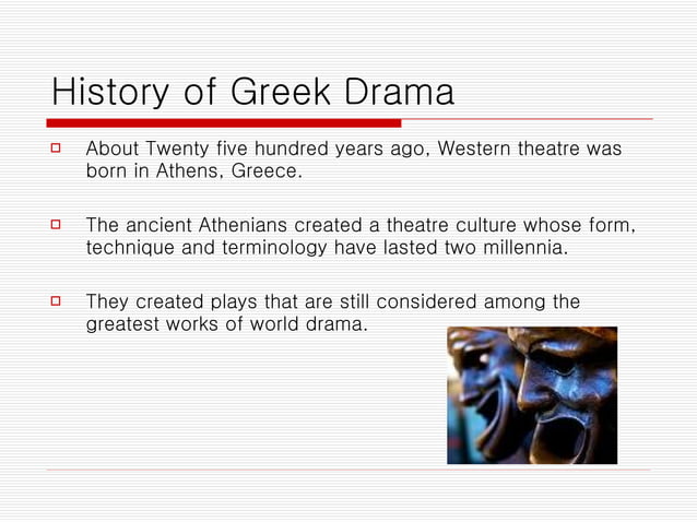 The Ancient Greek Theatre | PPT