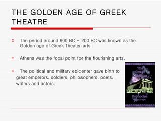 The Ancient Greek Theatre | PPT