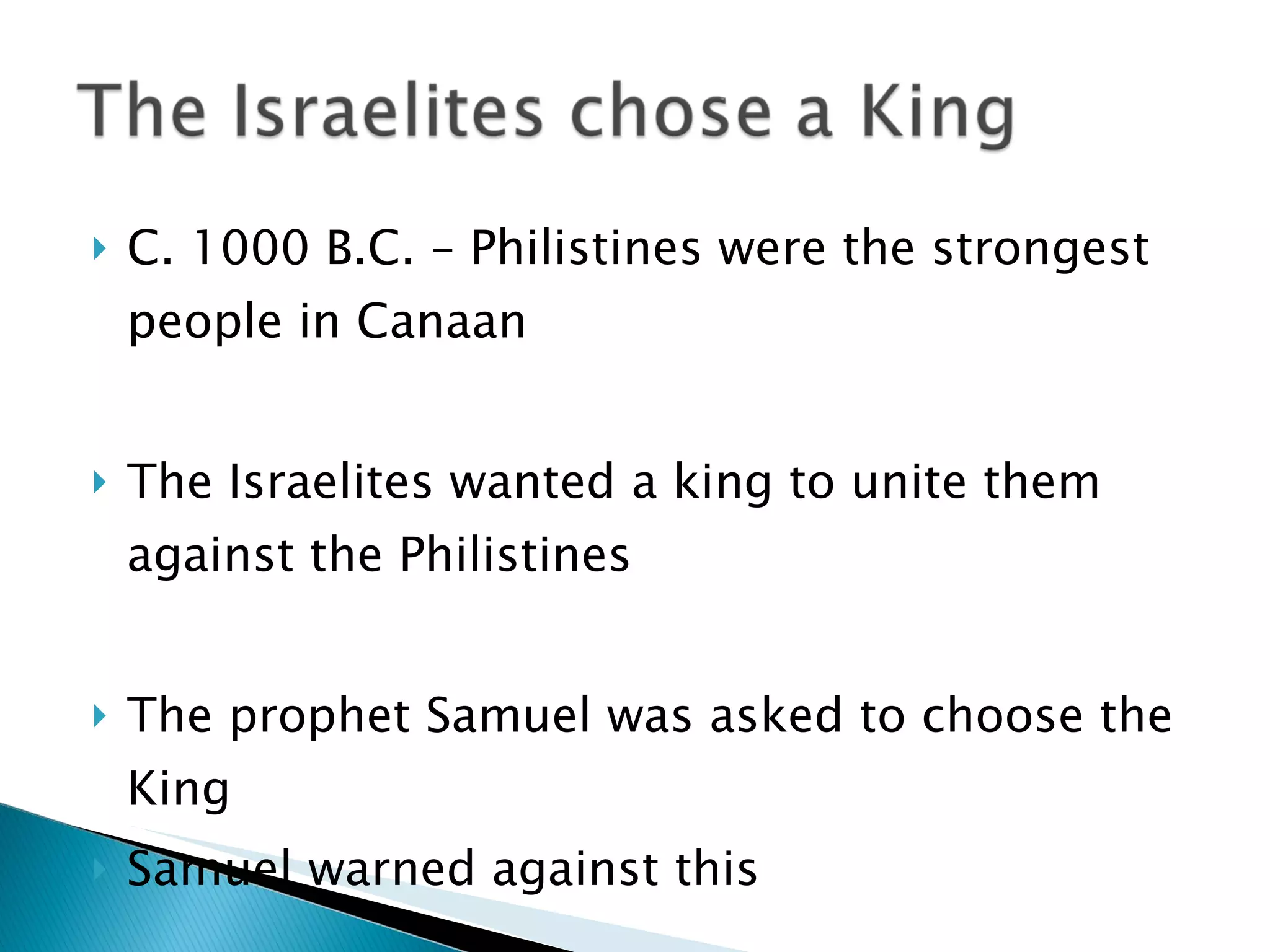The Ancient Israelites 2009 | PPT