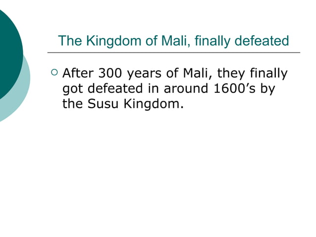 The Ancient Kingdom Of Mali | PPT