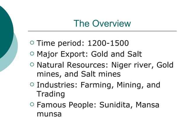 The Ancient Kingdom Of Mali | PPT