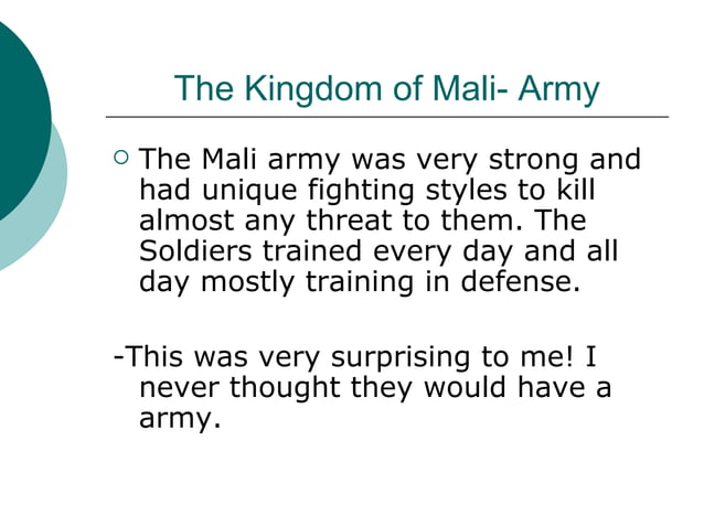 The Ancient Kingdom Of Mali | PPT