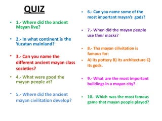 The ancient mayans | PPT