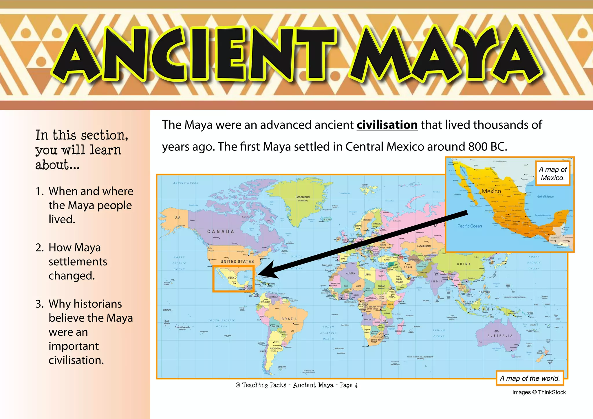 The Ancient Maya Pack | PPT