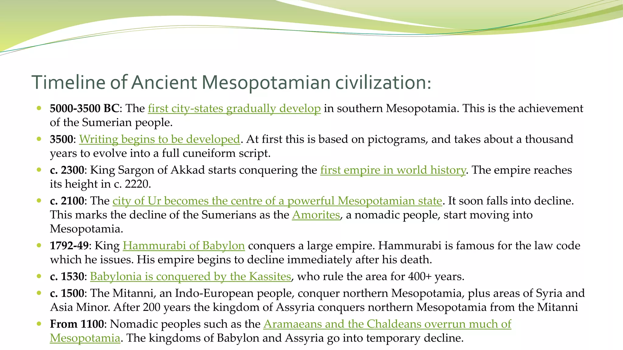 The ancient mesopotamian city by Ola Faworaja | PPTX