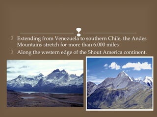 The Andes | PPT