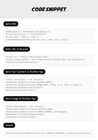 The android cheese sheet rev 4.1 | PDF