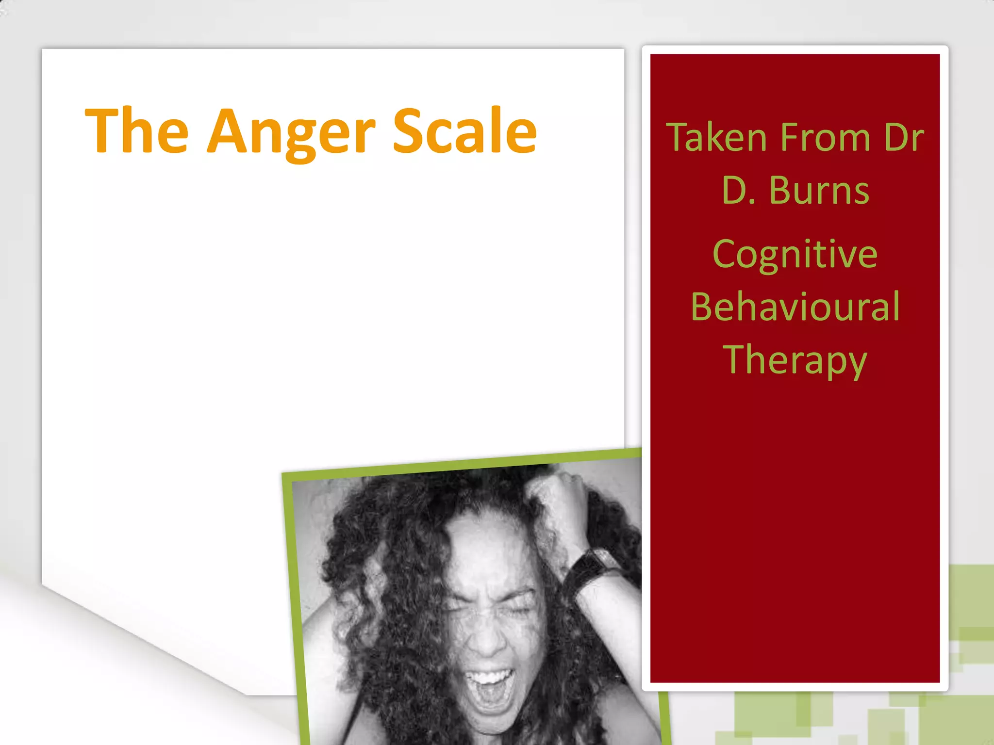 The Anger Scale | PPTX