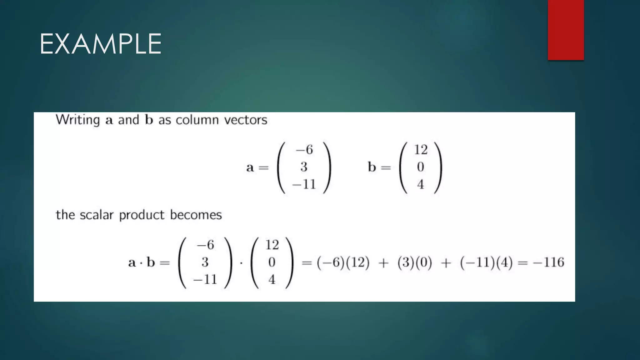 The angle between two vectors | PPTX