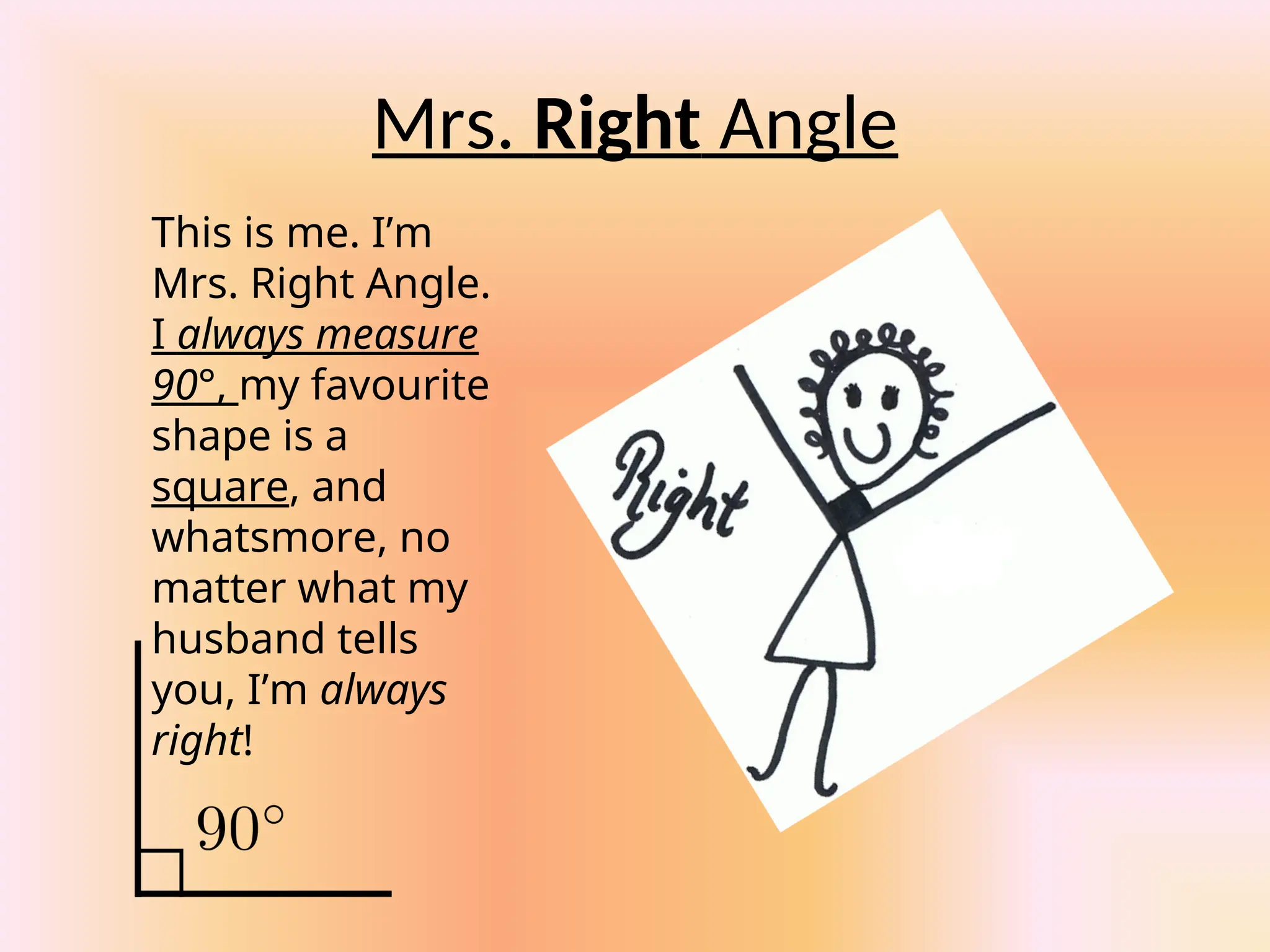 Kinds of Angles - Acute Angle, Right and Obtuse Angle | PPT