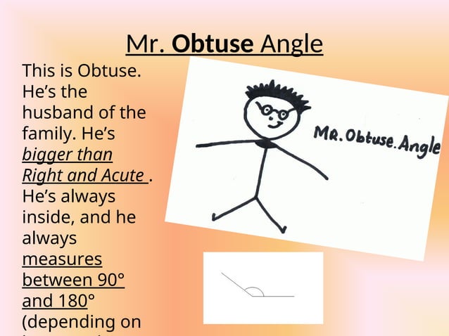 Kinds of Angles - Acute Angle, Right and Obtuse Angle | PPT