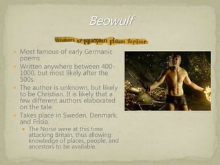 The Anglo-Saxon Age and Beowulf | PPTX
