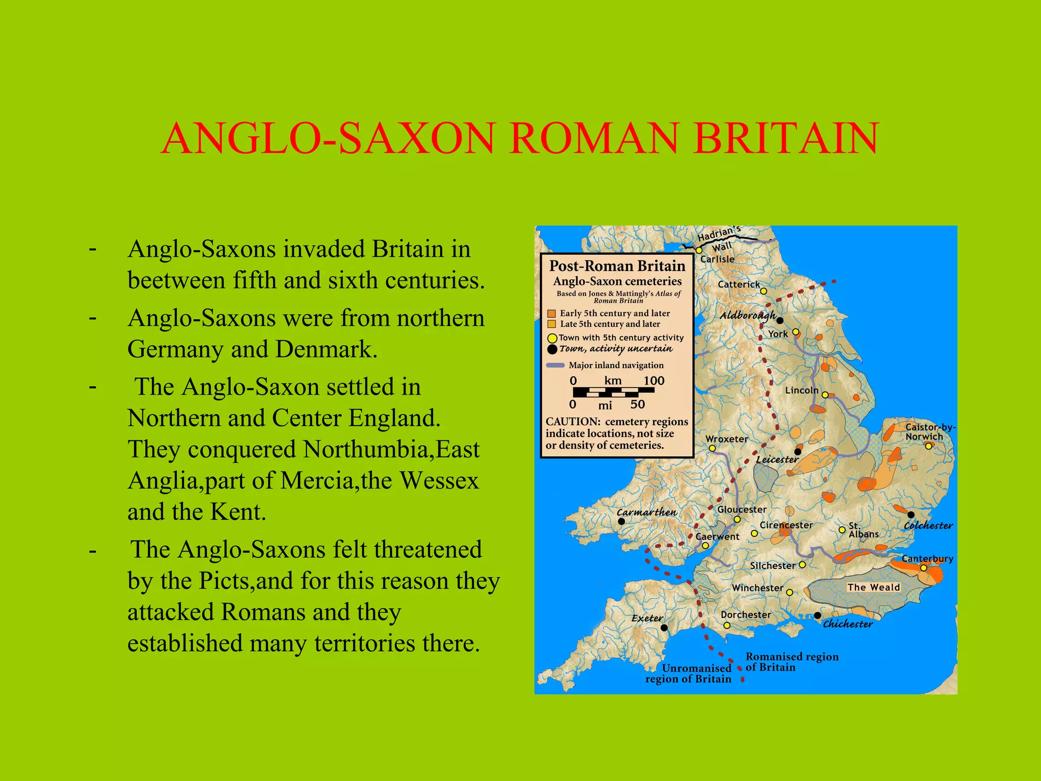 THE ANGLO-SAXONS | PPT