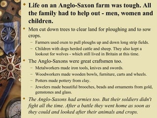 The Anglo-Saxons | PPT