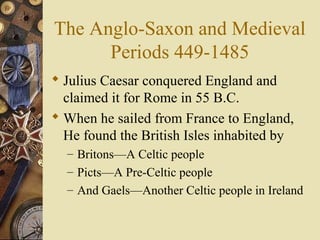 The Anglo-Saxons | PPT