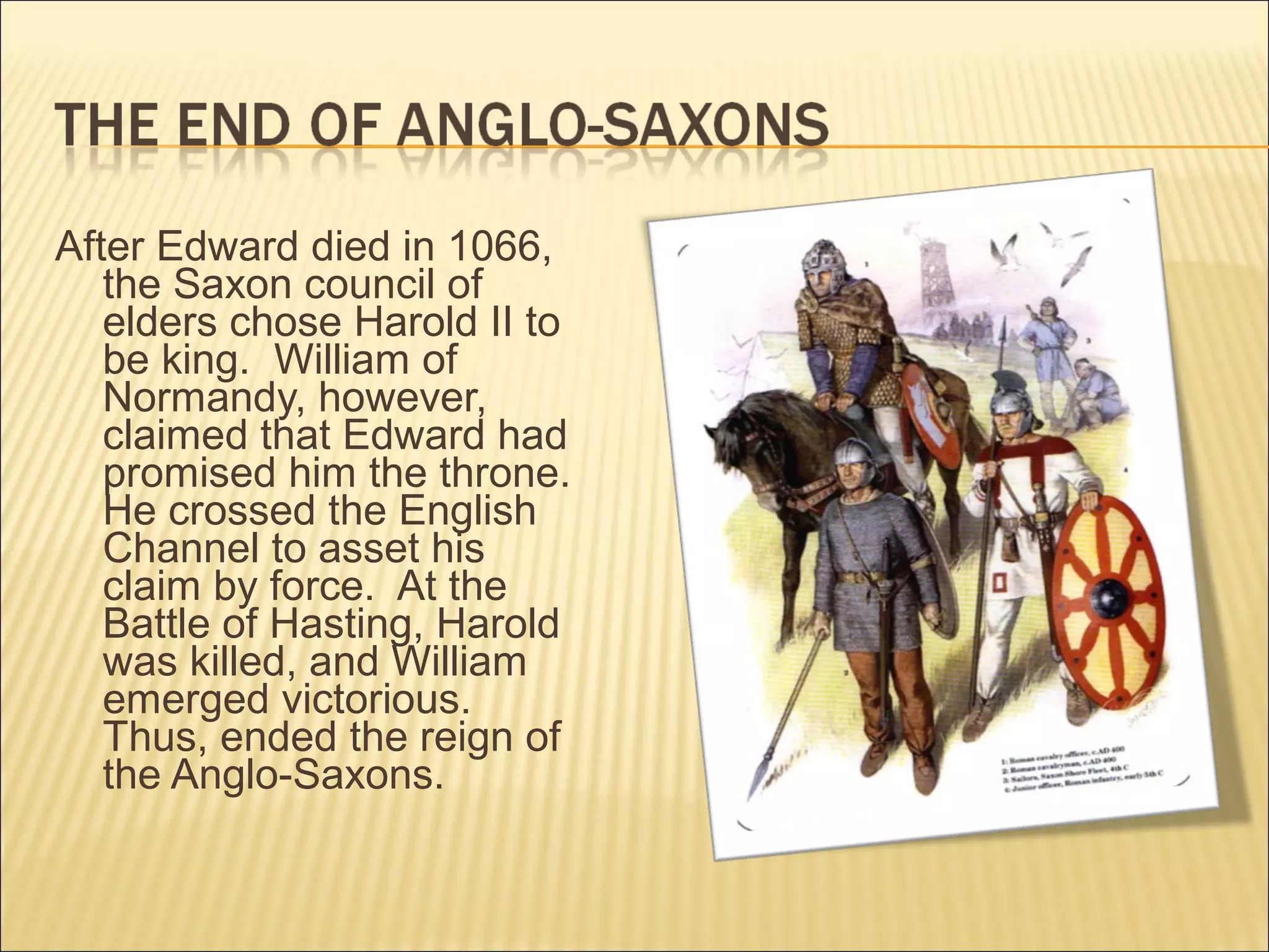 The anglo saxons context 2009 - 2010 | PPT | Genealogy and Ancestry ...