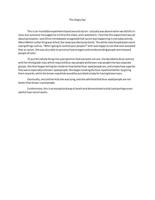 The angry eye | DOCX