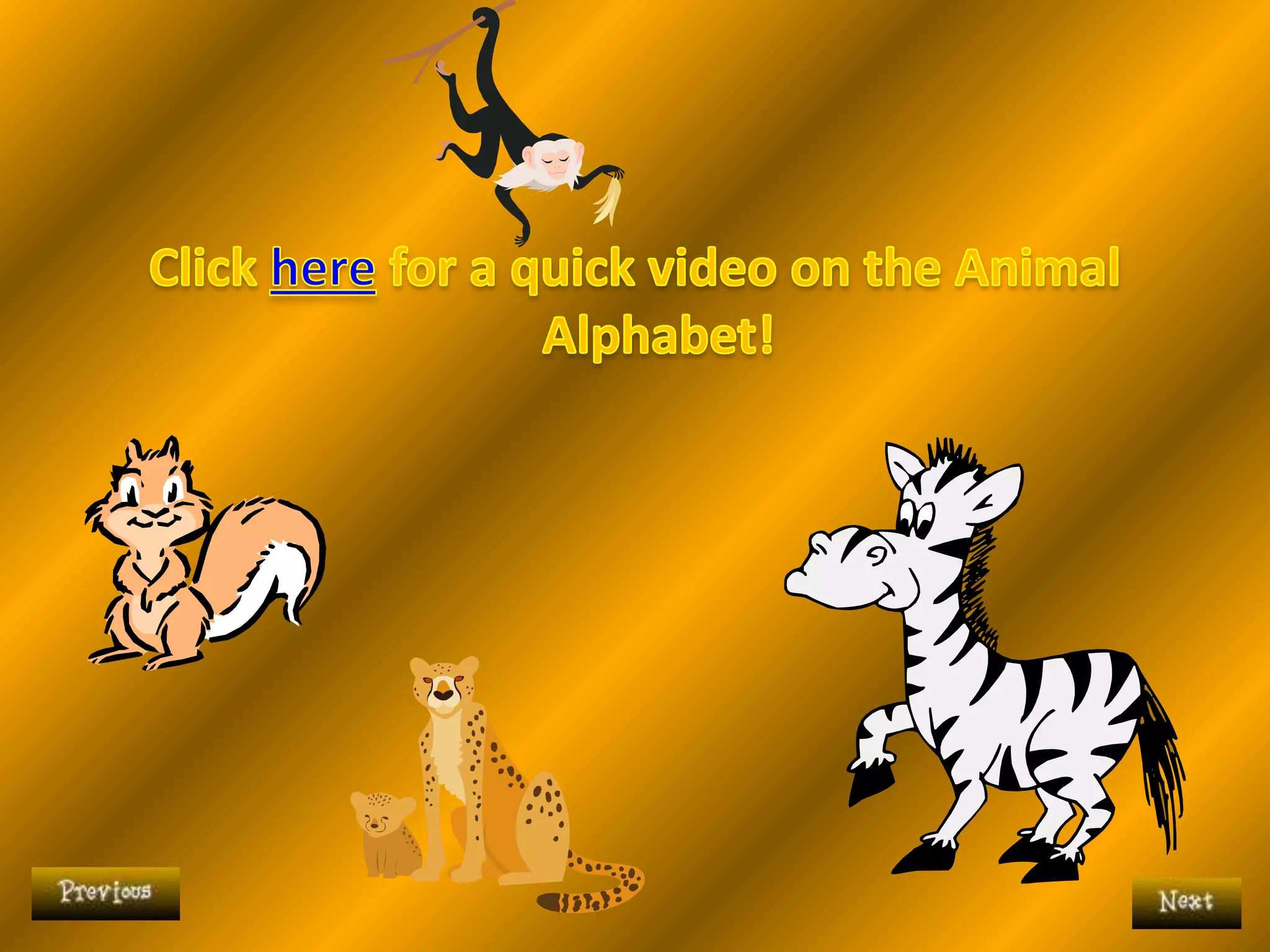 The Animal Alphabet | PPTX