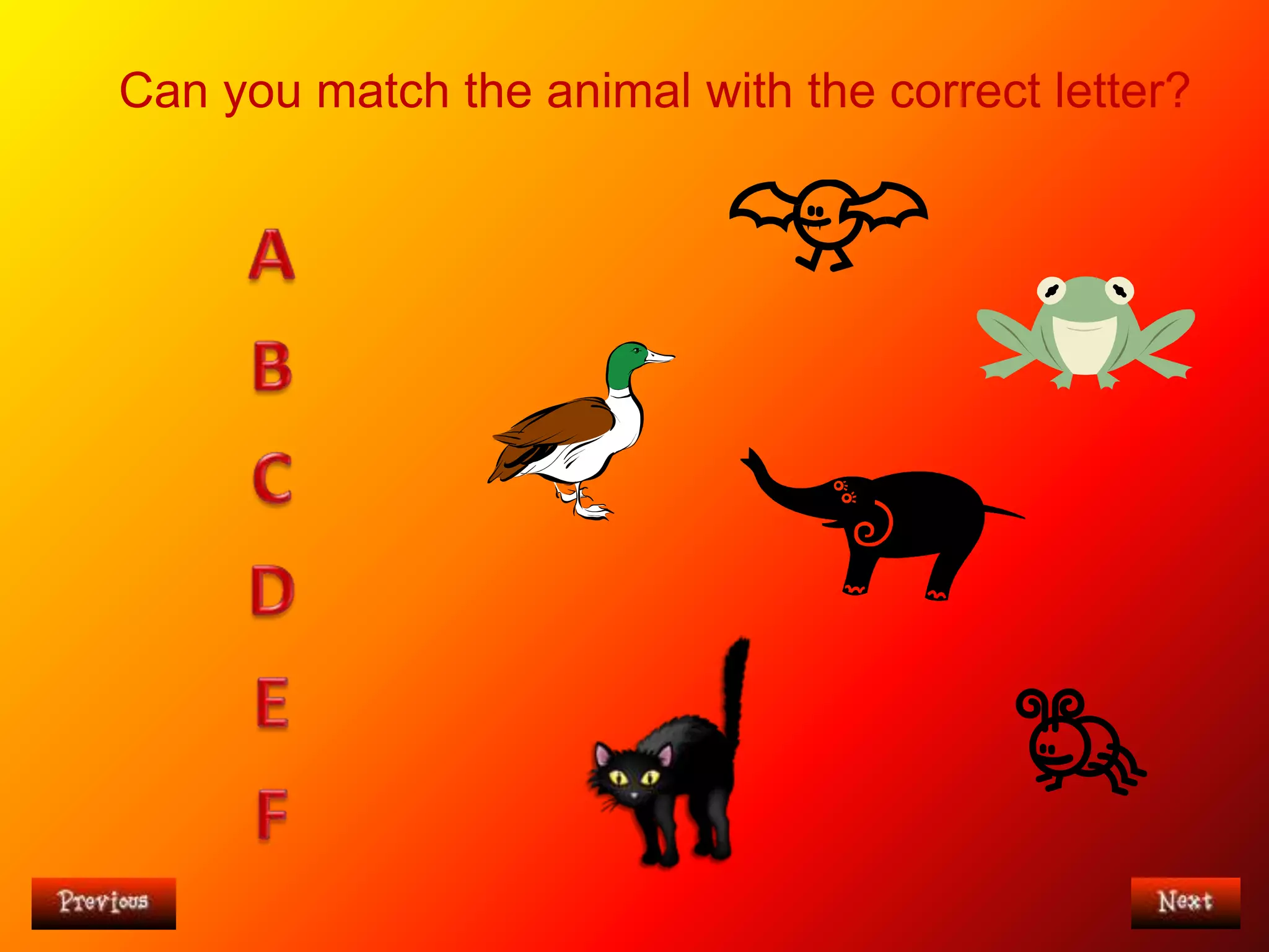 The Animal Alphabet | PPTX