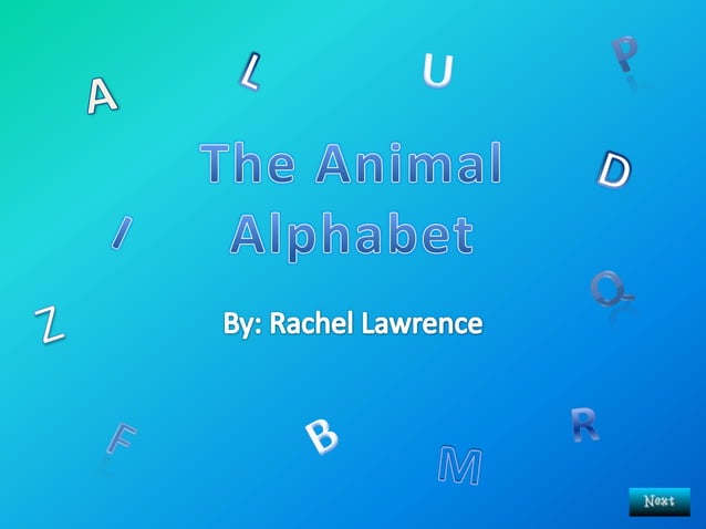 The Animal Alphabet | PPTX